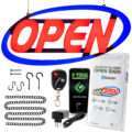 Bluetooth App Enabled led open Sign | Green Light Innovations #1 USA