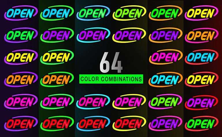 Bluetooth App Enabled led open Sign | Green Light Innovations #1 USA