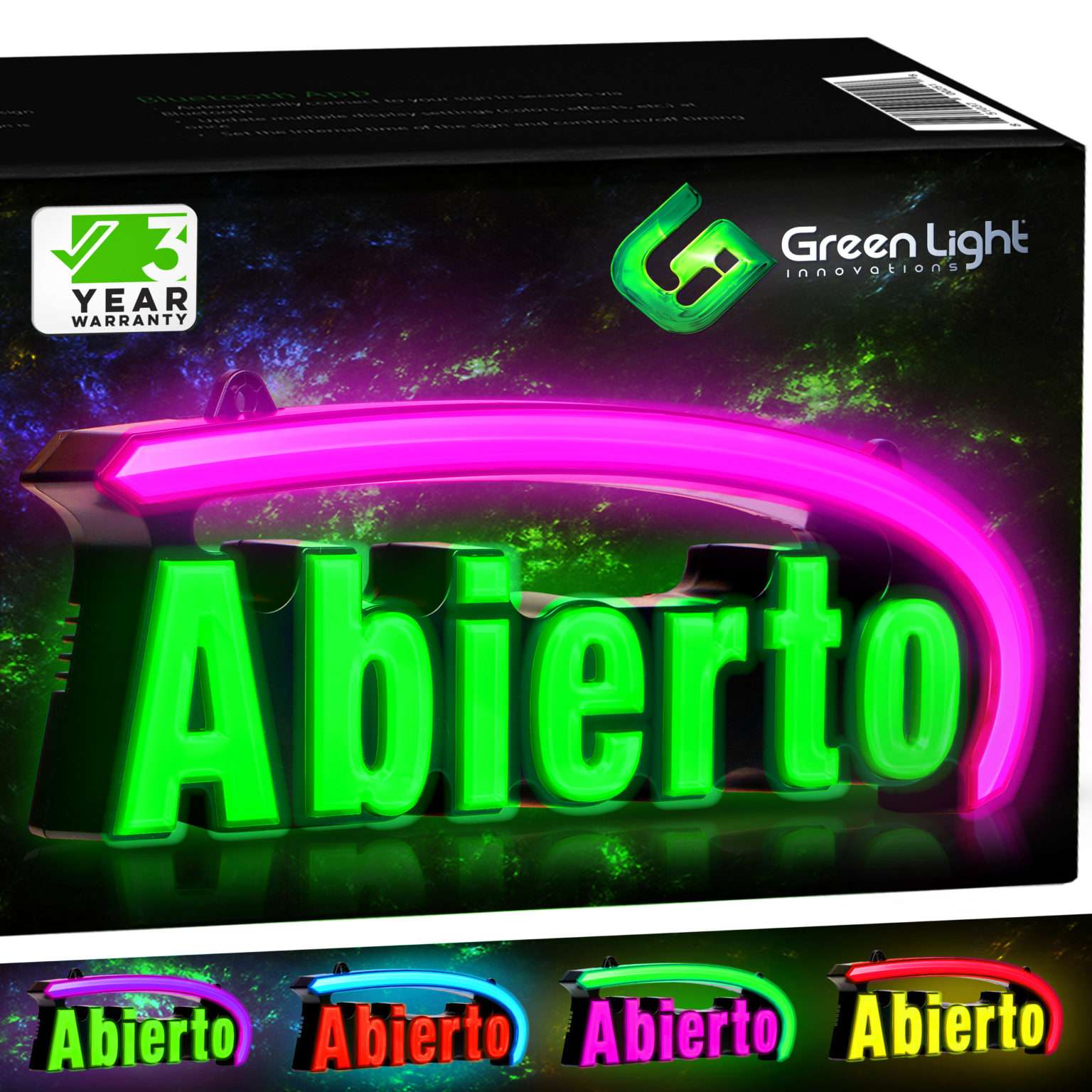 LED Open, Vertical & Electronic Business Signs | Green Light ...