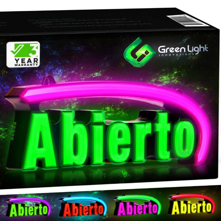 LED Open, Vertical & Electronic Business Signs | Green Light ...