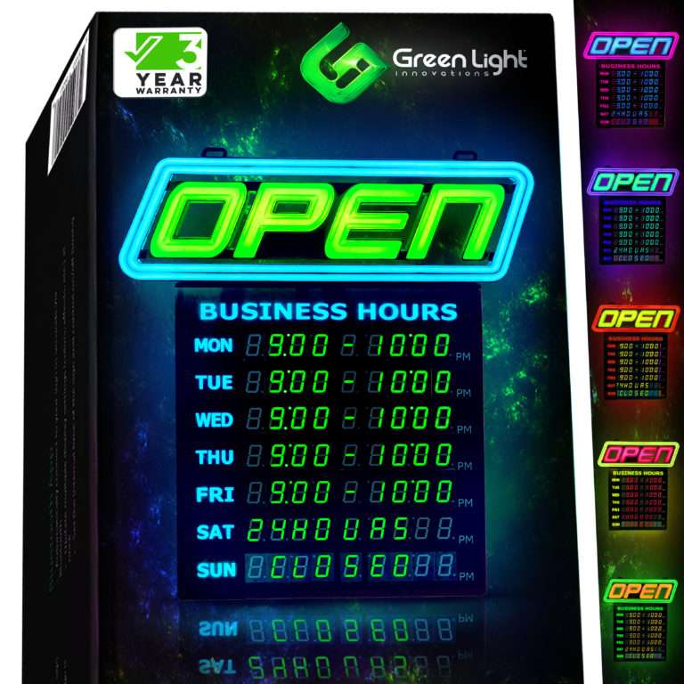 Open Signs | Green Light Innovations #1 USA