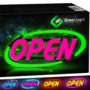 LED Open, Vertical & Electronic Business Signs | Green Light ...